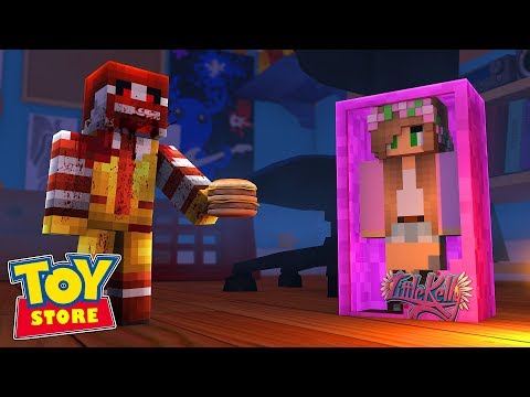 RONALD MCDONALD DOLL GOES PSYCHO ! Minecraft ToyStore | Little Kelly