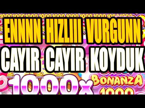 SWEET BONANZA 1000x 🍭 SUPER SCATTER 🍭1000X + 1800 KAT 🍭gates of olympus 1000 türkçe slot oyunları