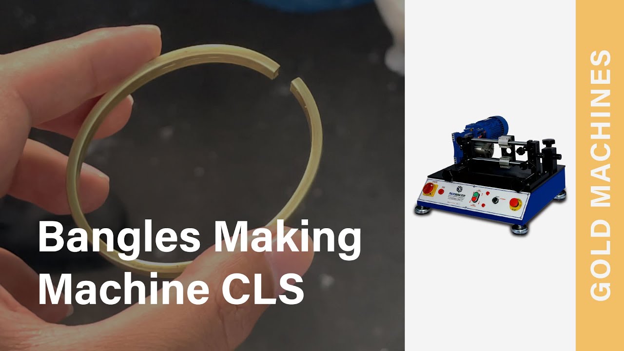 Bangle Making Machine | Rolling, Coiling Gold Machine - YouTube