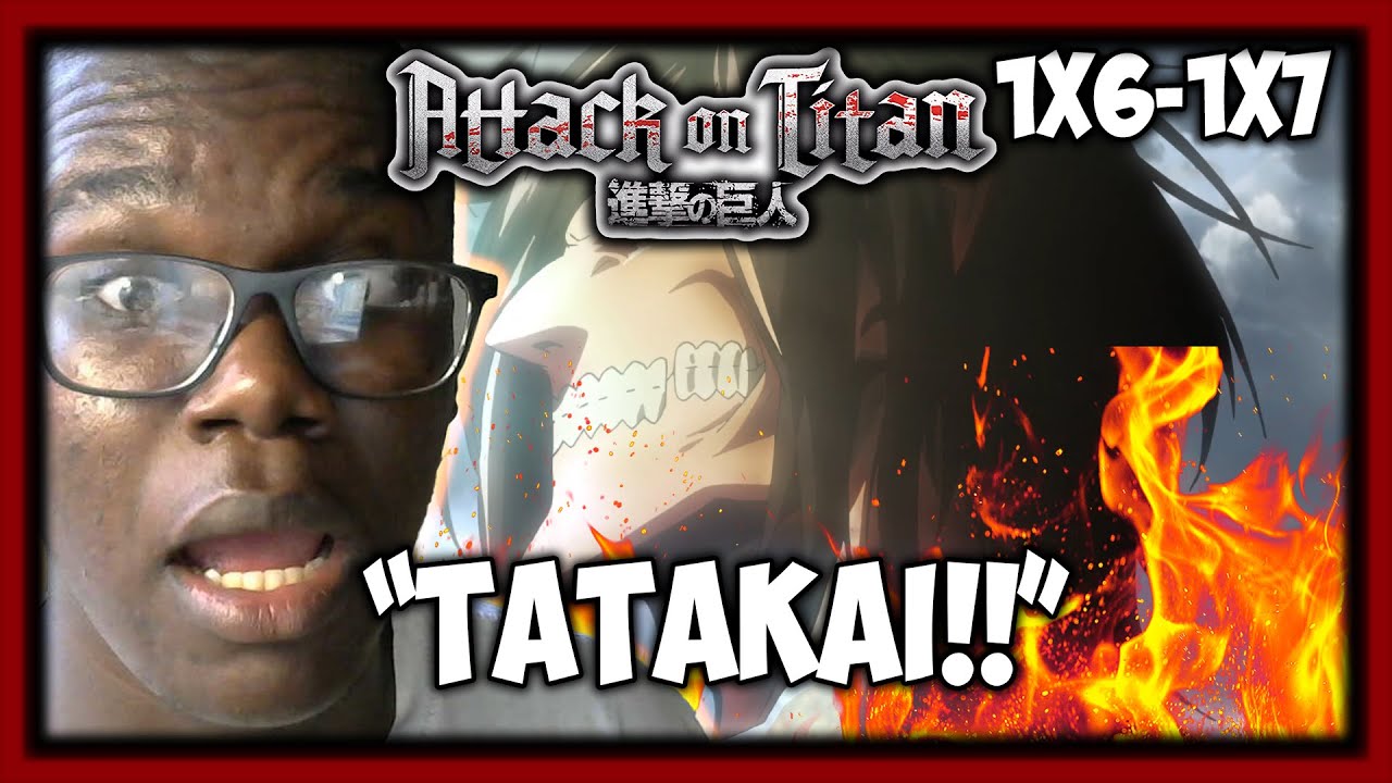 A TITAN ATTACKING ANOTHER TITAN | AOT HATER REACTS TO ATTACK ON TITAN ...