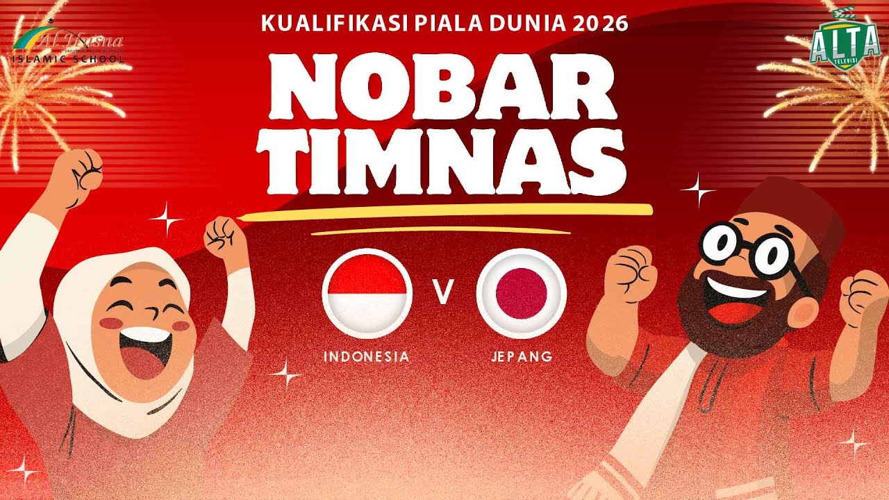 Nobar Indonesia Vs Japan (Al Husna Bersama Keluarga KH Soleh Ali) # ...
