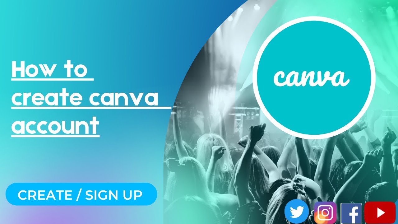 how to create canva account / canva account / Canva Lifetime Account ...