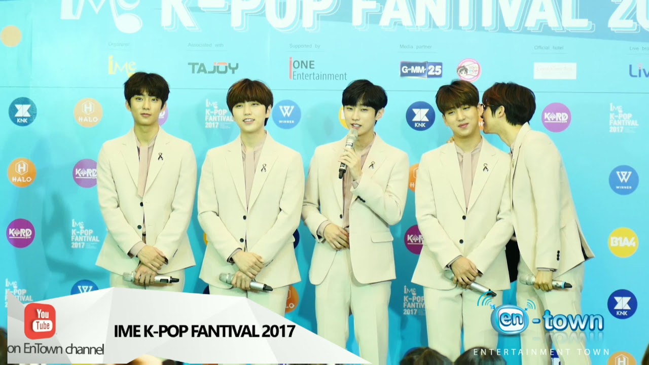 170826 - B1A4 Press Con iMe concert - YouTube