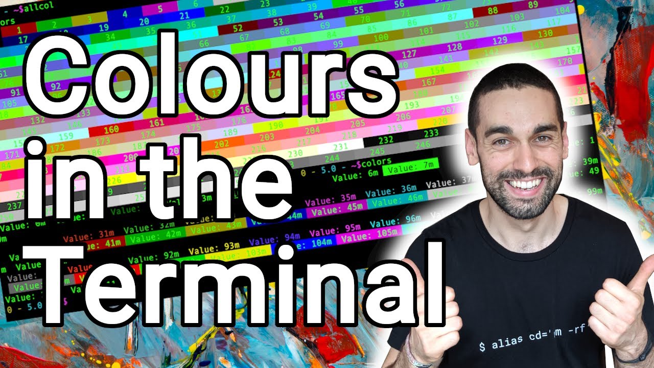 Colours in the Terminal - Using the echo command - YouTube