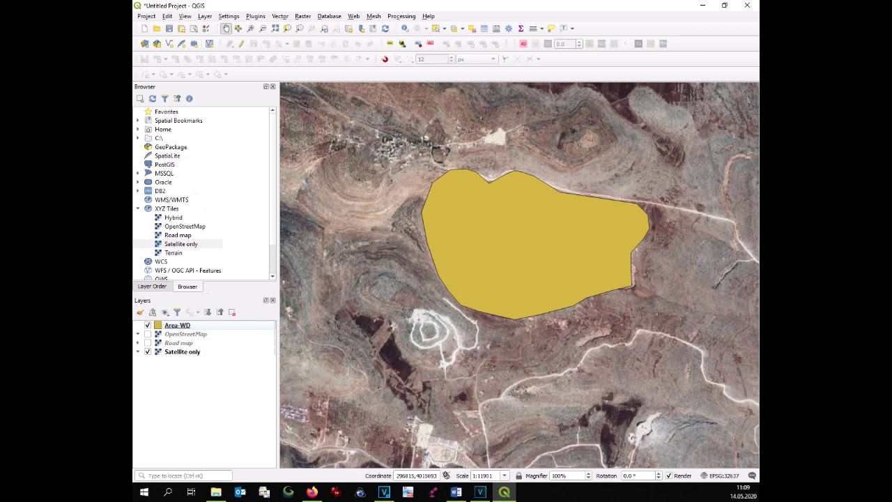 Background Maps in qGis and Global Mapper - YouTube