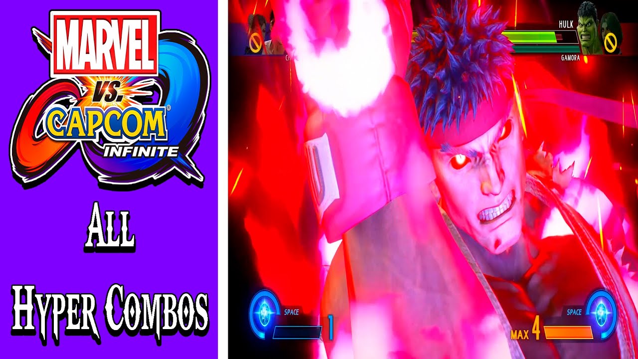 Marvel vs Capcom Infinite - All Hyper Combos - YouTube