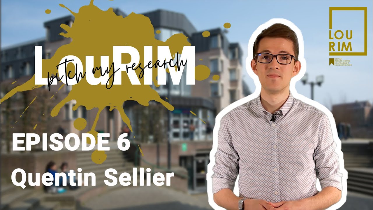 Pitch My Research - Episode 6: Quentin Sellier - L'Expérience du ...