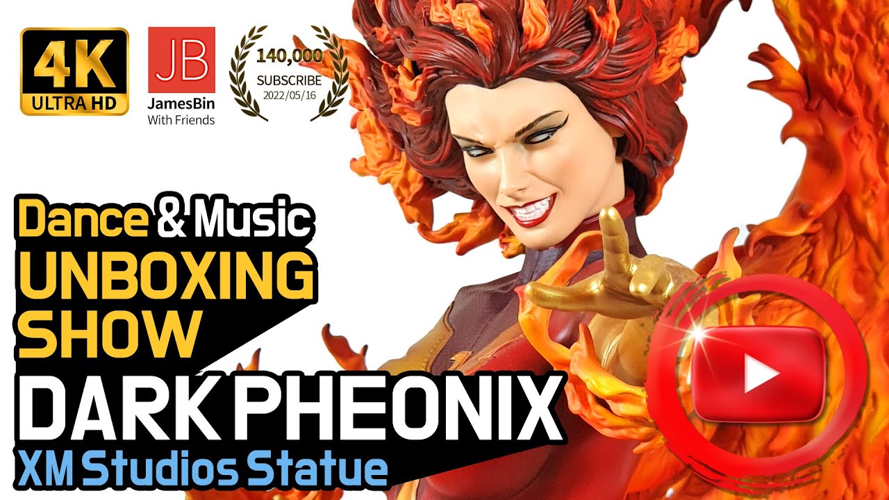 XM Studios Dark Phoenix Statue Review | 1/4 Marvel Resin X-Men Unboxing ...