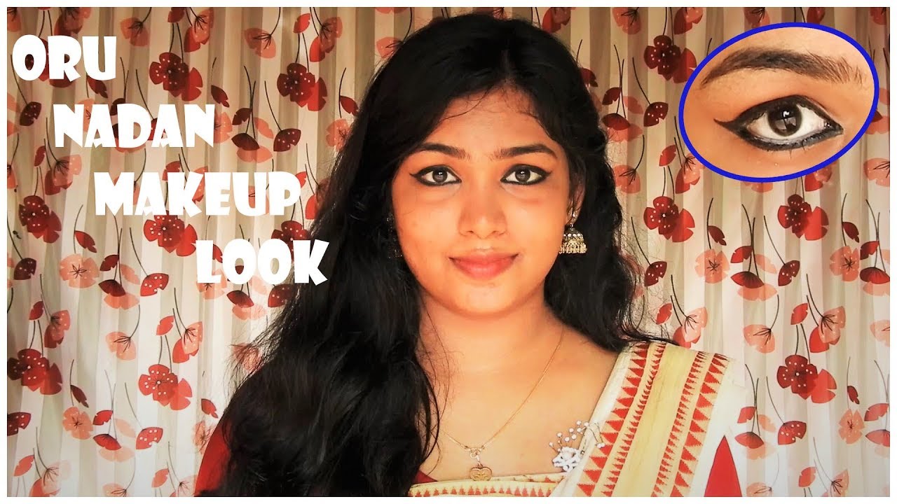 #Kerala traditional makeup look Kerala Piravi Special South Indian ...
