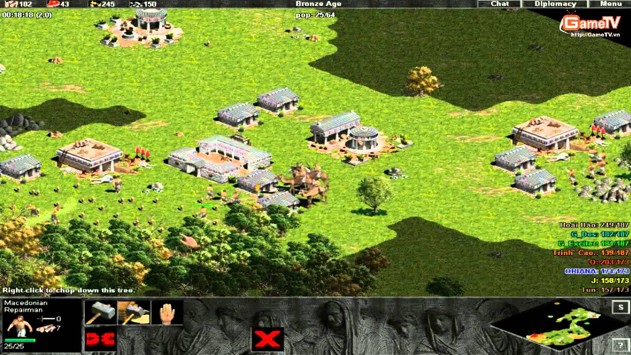 AOE GameTV vs AOE Việt 09 03 2014 C1T5 - YouTube