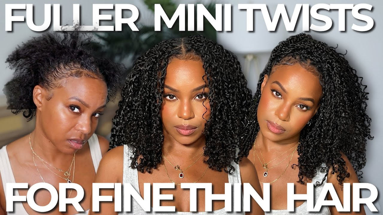 DON’T Do Mini Twists Until You See This... BOHO MINI TWIST HACK FOR ...