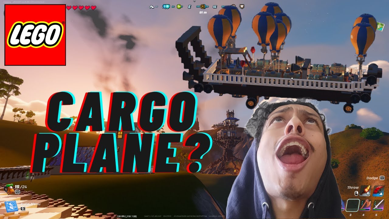 First Cargo Plane AND Vehicle carrier! |LEGO FORTNITE| SURVIVAL - YouTube