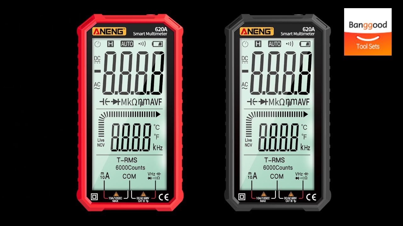 ANENG 620A Digital Multimeter丨4.7-inch Large LCD Screen - Banggood Tool ...