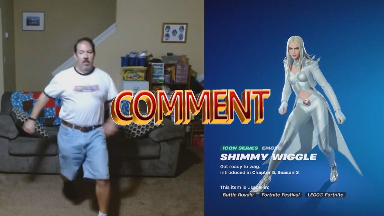 FFG Dance Fortnite Emotes Shimmy Wiggle - YouTube