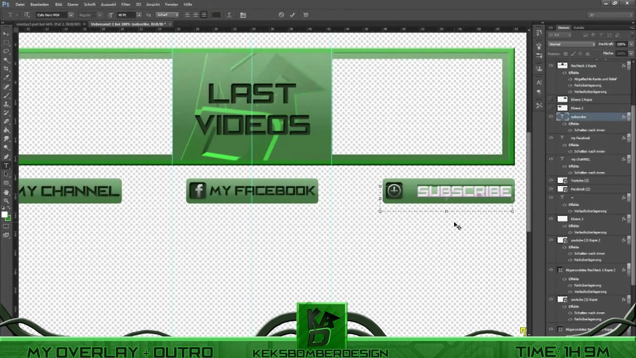 Speedart | My Overlay + Outro - YouTube