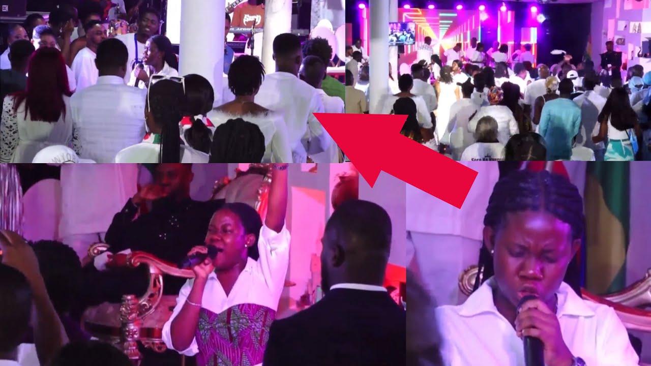 WOW😳ODEHYIEBA PRISCILLA🔥POWER PACK MINISTRATIONS AT FIRE OJA🔥BIRTHDAY ...