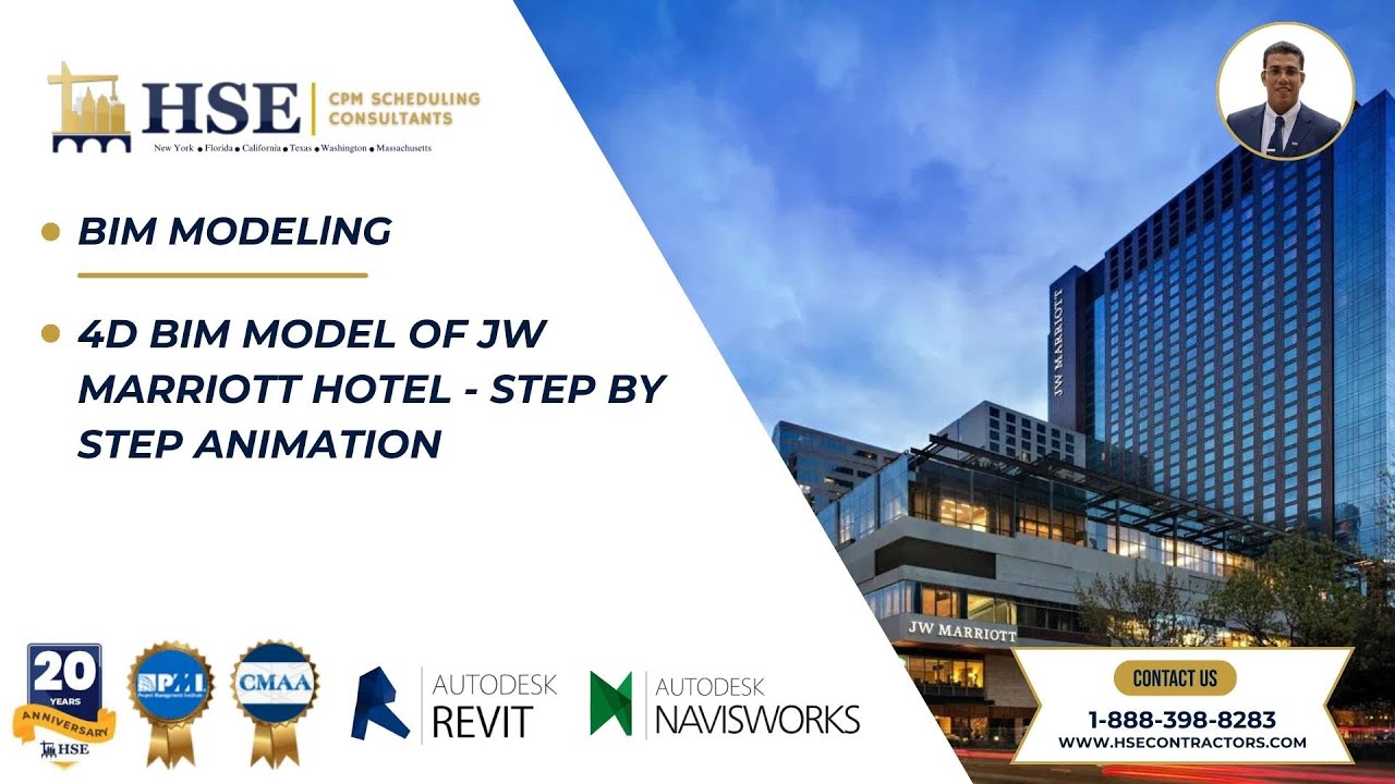 BIM Construction Animation - 4D BIM Modeling - YouTube