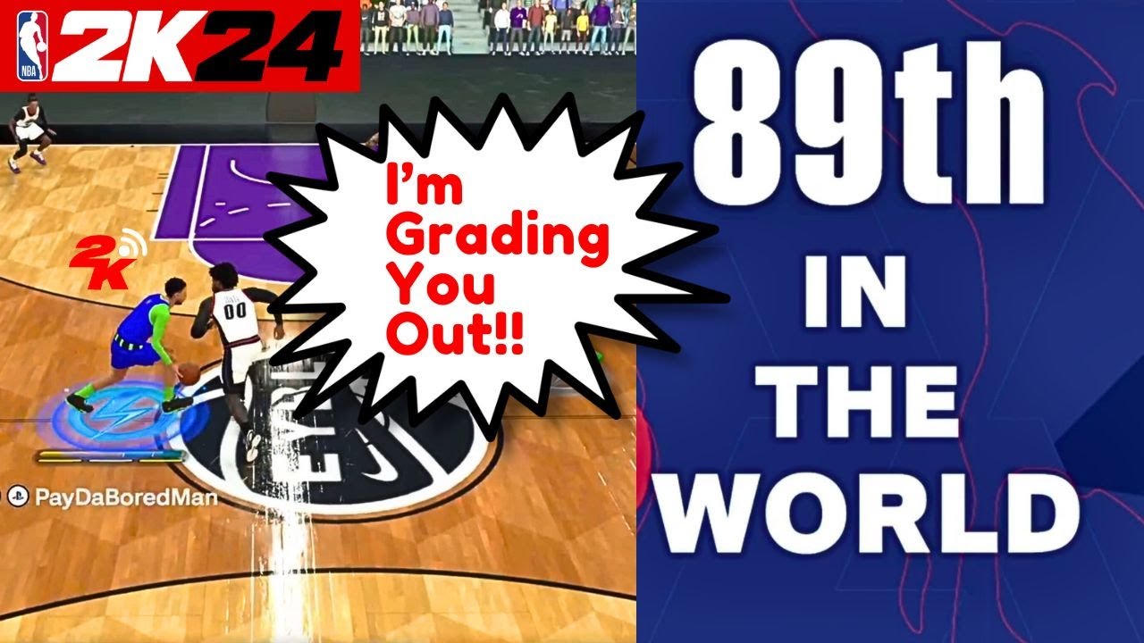 They almost GRADED me out two minutes in (2K matched us VS 89th Best ...