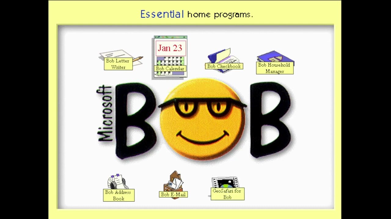 Microsoft BOB Official Demo on Windows3.1 (1995) - YouTube