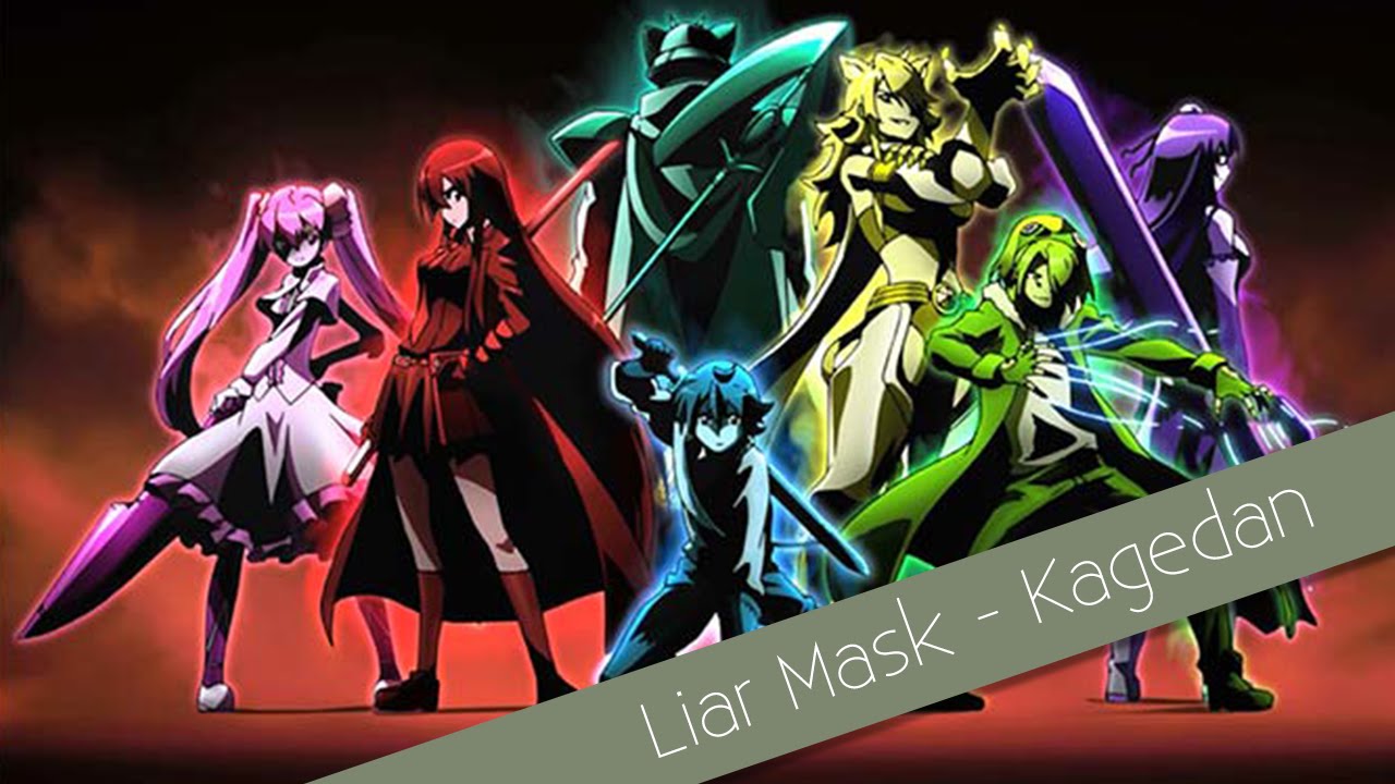 【Kagedan】 Akame Ga Kill OP 2 Liar Mask TV SIZE 【歌ってみた】 - YouTube