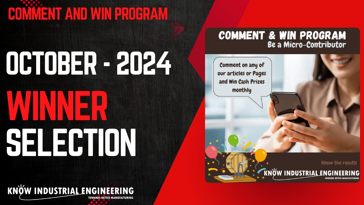 Comment and win Program Winner Selection October 2024 - Know Industrial ...
