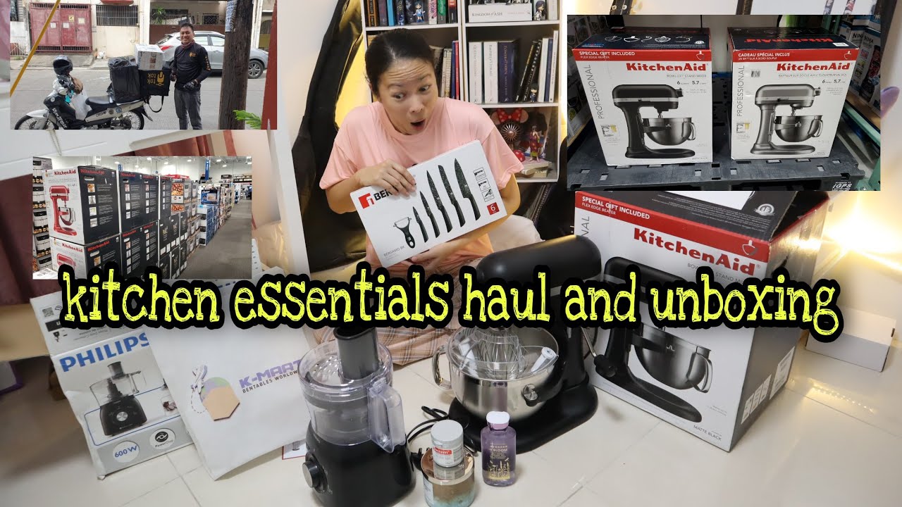 Haul and Unboxing of Dream Kitchen Essentials - YouTube
