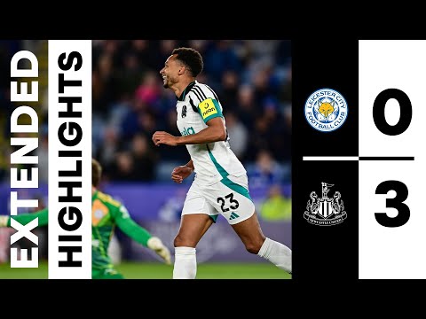 Leicester City 0 Newcastle United 3 | EXTENDED Premier League Highlights