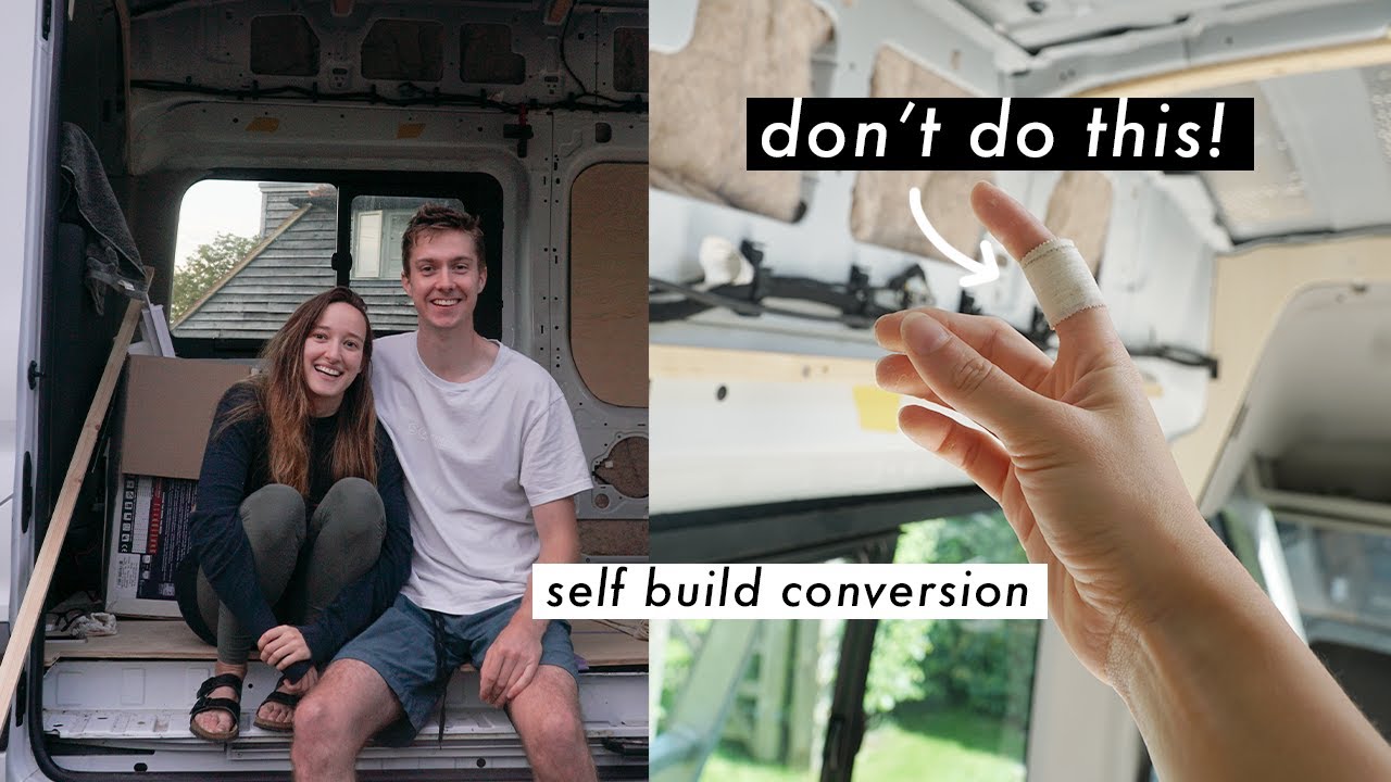 A week of van conversion MISHAPS | self-build Ford Transit camper - YouTube