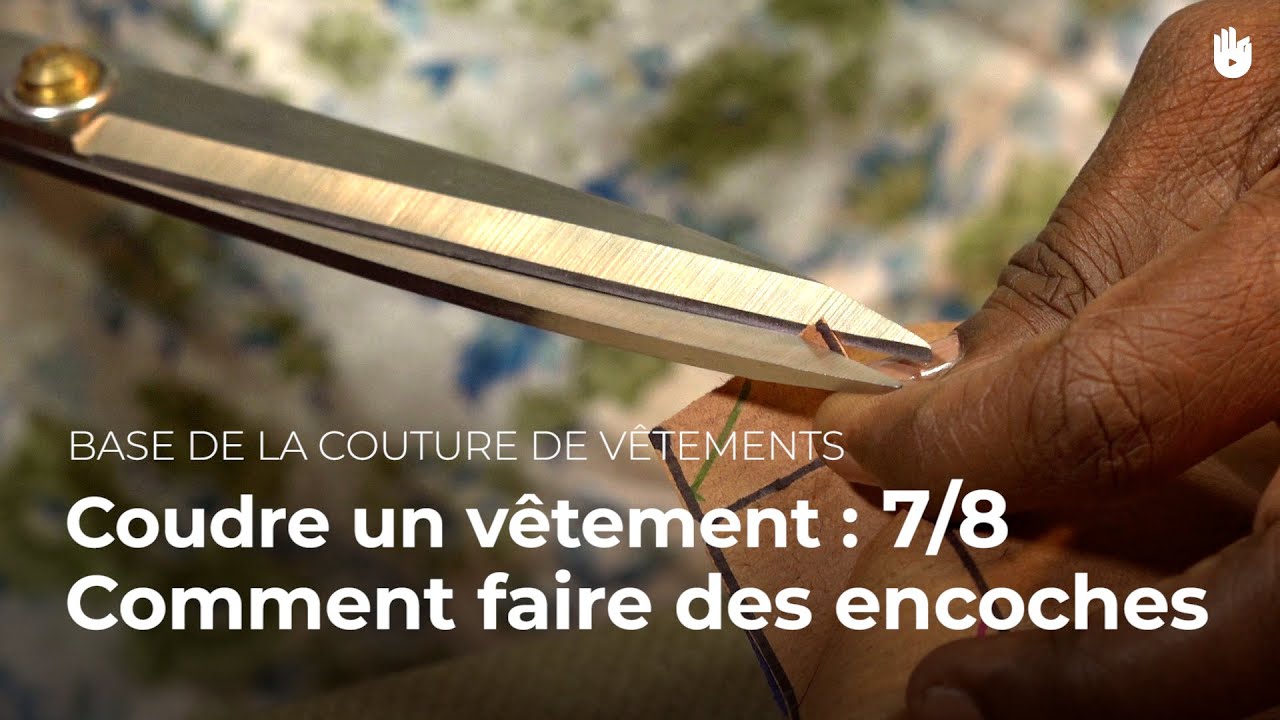 Couture d'un vêtement Partie 7 : Comment faire des encoches ­­| Couture ...