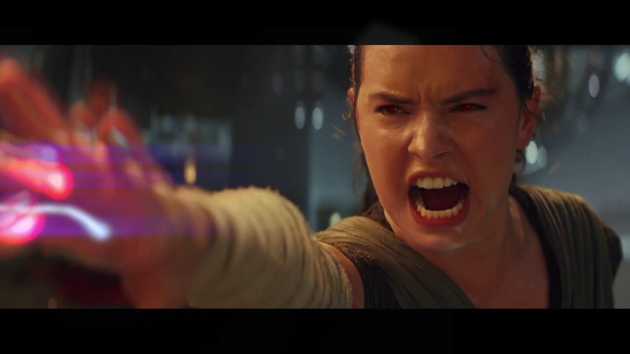 Rey Force Lightning The Last Jedi - YouTube