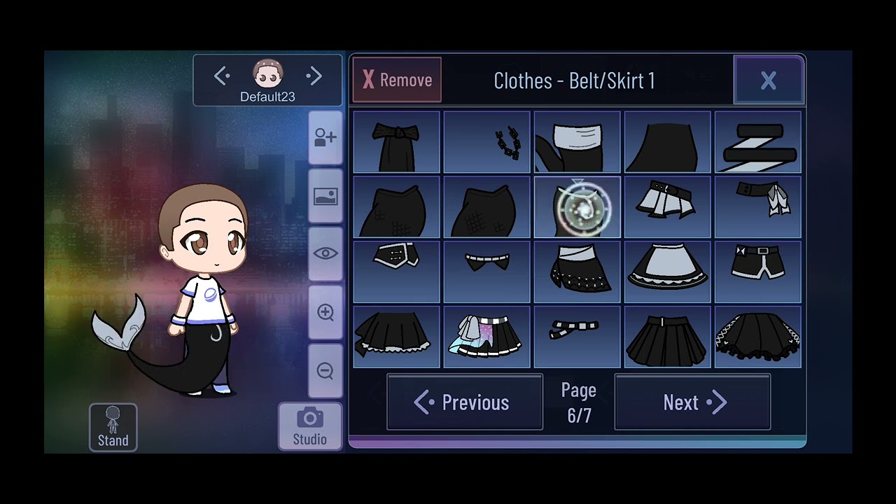 Gacha Club - How to Give Your Characters A Mermaid Tail - YouTube
