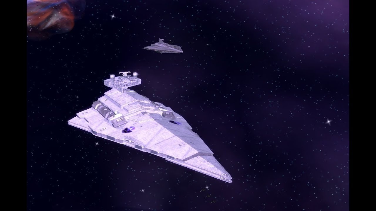 New Republic MC90 Star Cruiser Vs Imperial Star Destroyer Mark 3 - YouTube