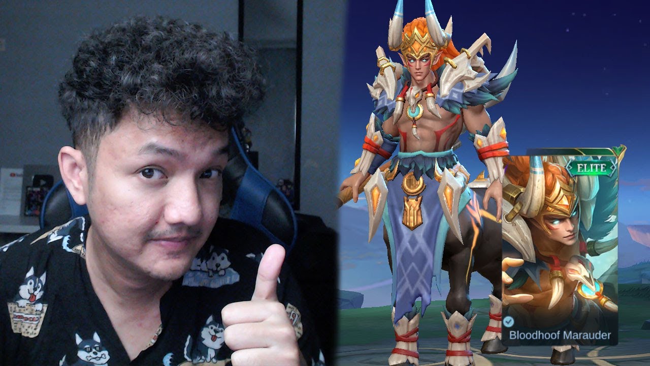 MLBB! REVIEW SKIN HYLOS ELITE BLOODHOOF MARAUDER - YouTube