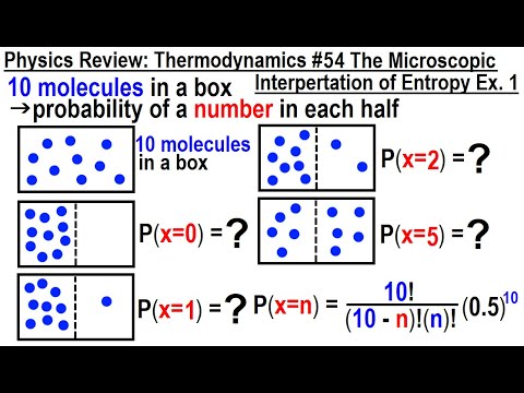 Physics Review: Thermodynamics #55 The Microscopic Interpretation of ...