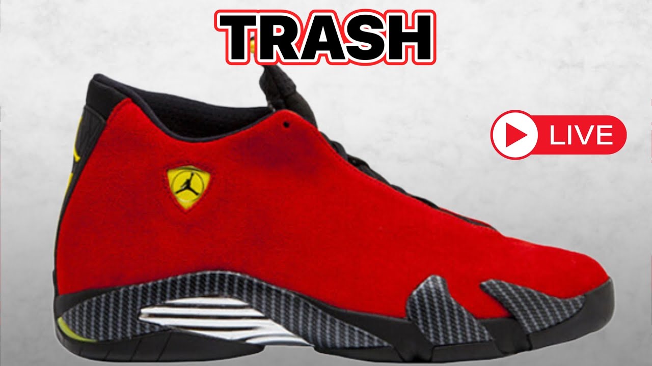 Air Jordan Retro Ferrari 14 is TRASH! - YouTube