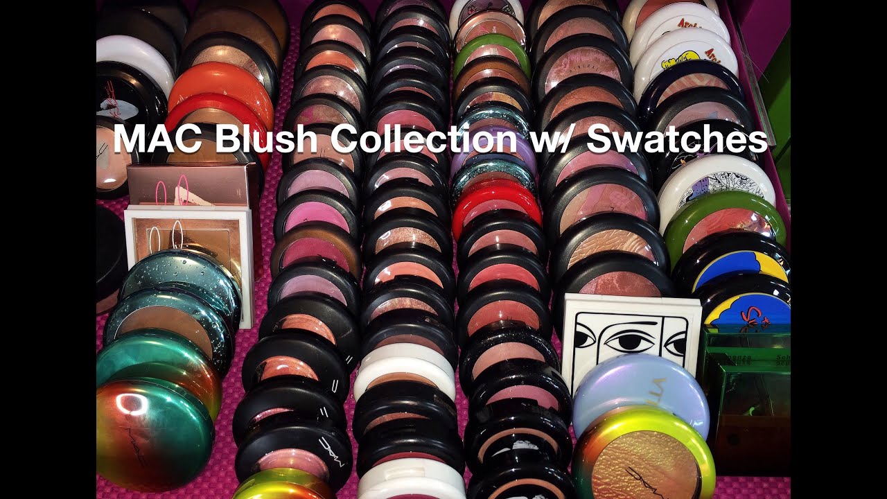 MAC Blush Collection with Swatches - YouTube