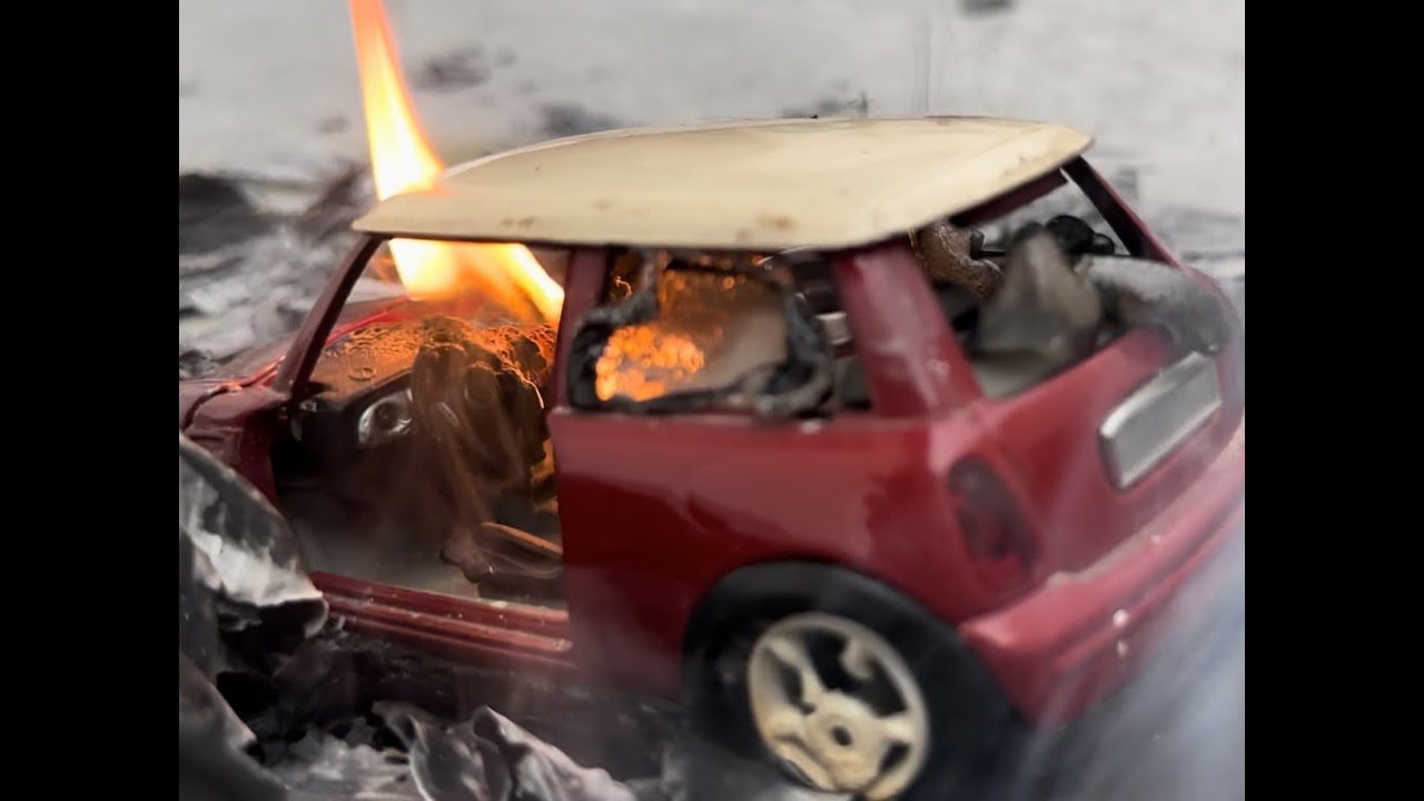 I GOT A MINI COOPER ON FIRE - YouTube
