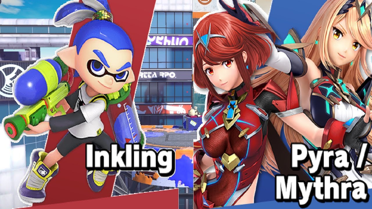 Inkling vs. Pyra/Mythra 2 (Super Smash Bros. Ultimate) - YouTube