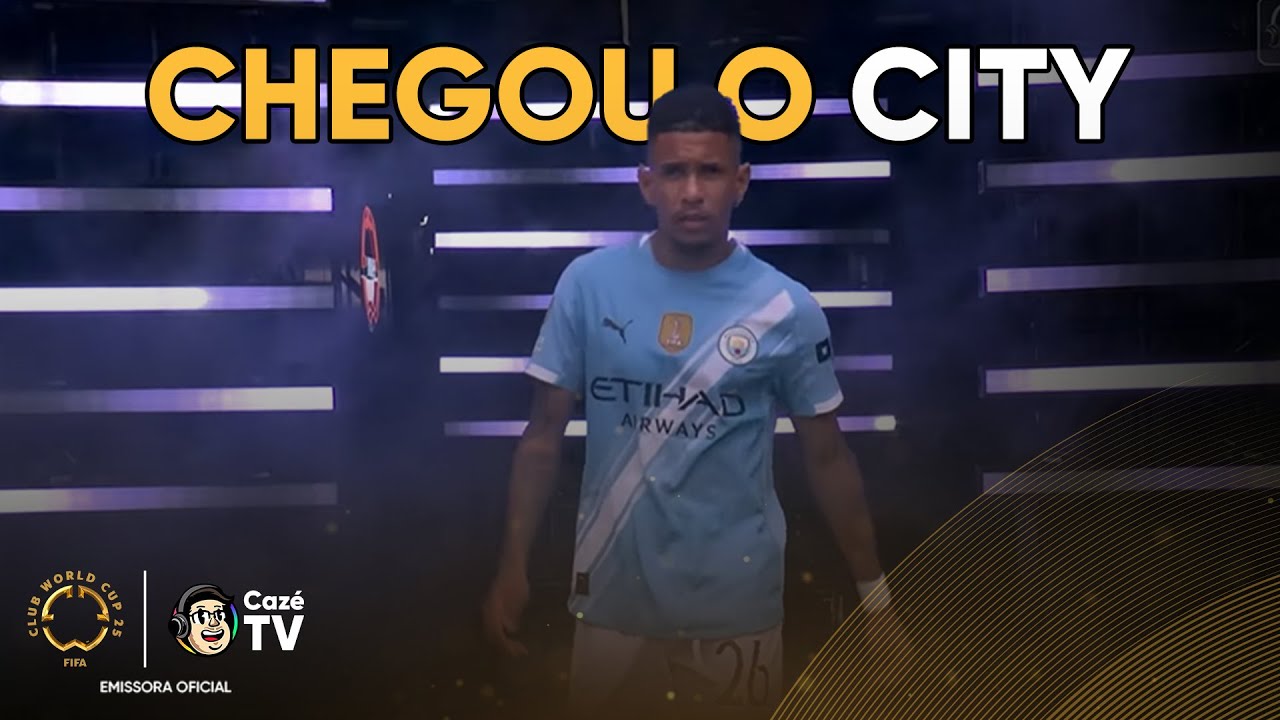 VEJA A ENTRADA EM CAMPO DO MANCHESTER CITY NA SUA ESTREIA NA COPA DO ...