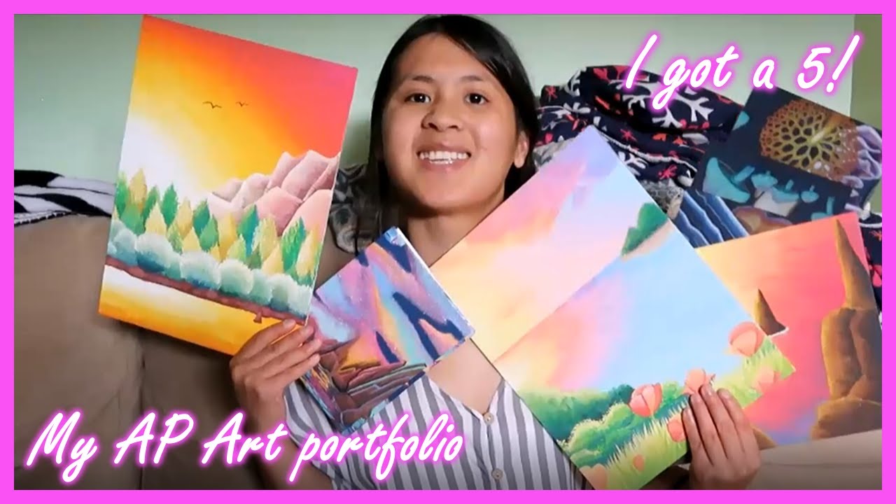 My 2020 AP Art portfolio (top score)+tips! - YouTube