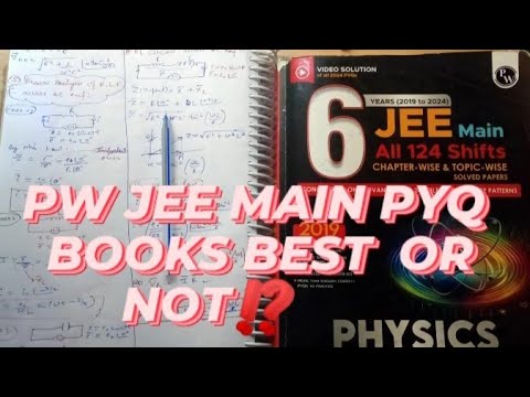 PW physics jee mains pyq book best or worst full review 🧐⁉️ - YouTube