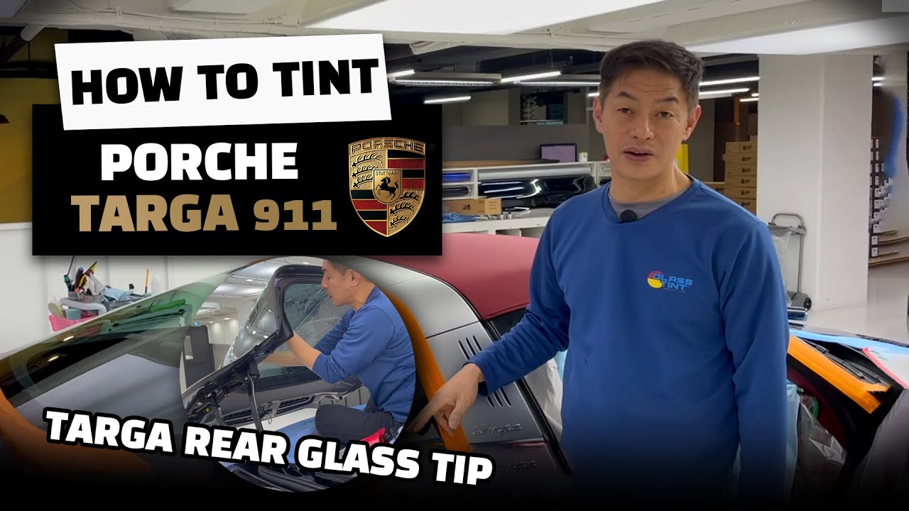 [ENG SUB] Porche 911 Targa rear glass full installation: the highest ...