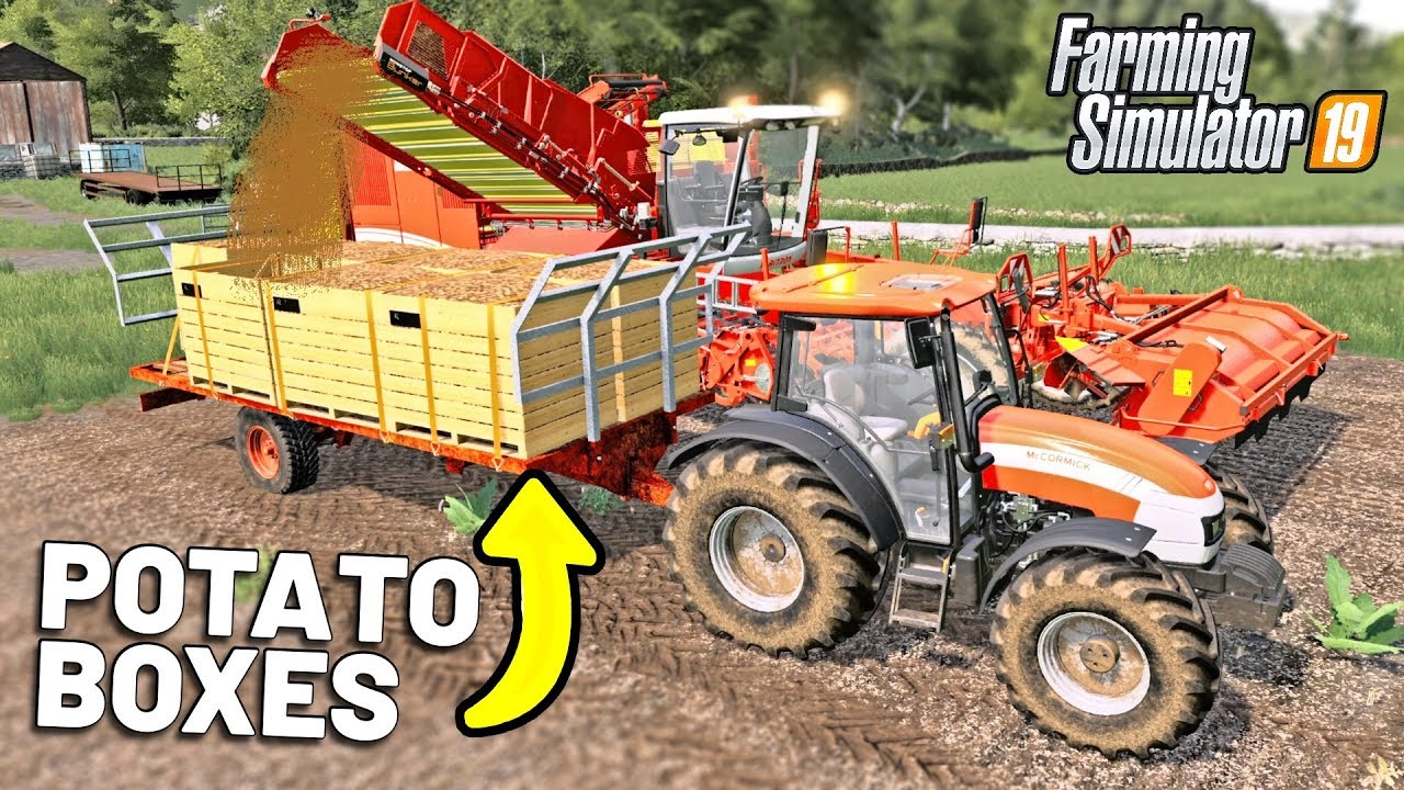 LOADING POTATO BOXES - Shamrock Valley 19 - Farming Simulator 2019 ...
