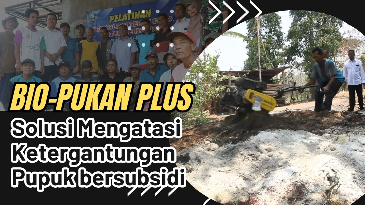 Pelatihan Pembuatan Bio Pukan Plus desa Purwosari Magetan - YouTube