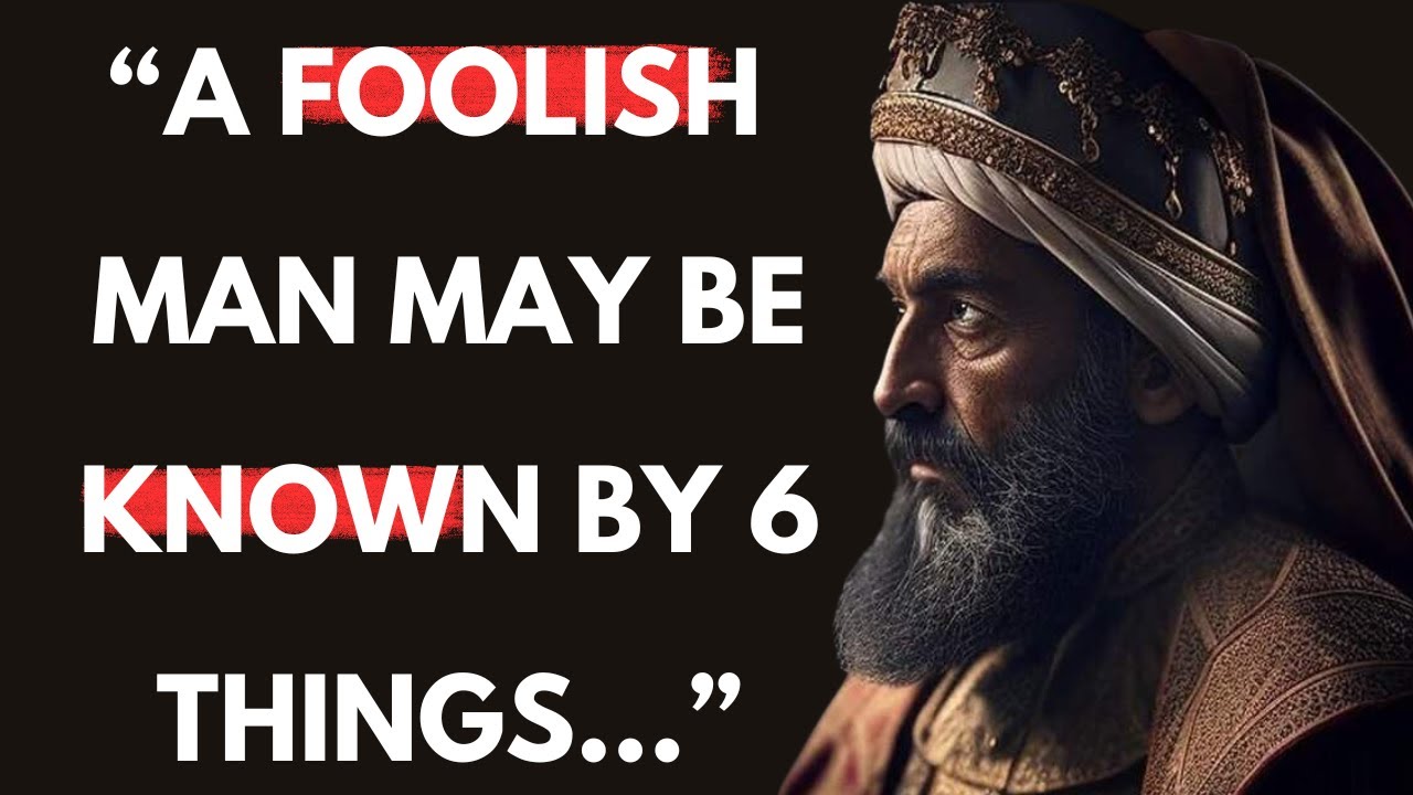 Short But Wise Arabic Proverbs and Sayings | Deep Arabic Wisdom - YouTube