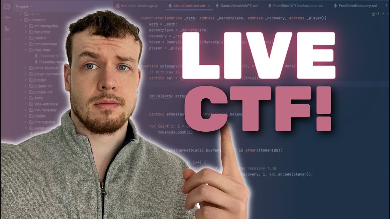 Solving A CTF Live! | DVD #10 Free Rider - YouTube