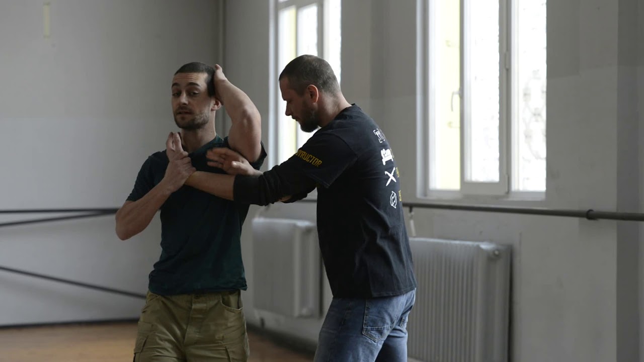 24 GRABS SYSTEM | #24 TWO HAND FRONT CHOKE ESCAPE - YouTube