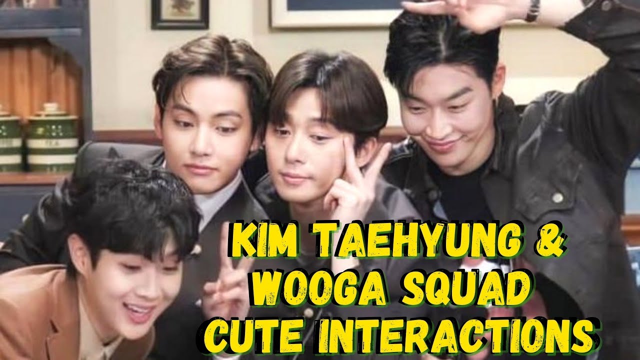 Kim Taehyung sweet and cute interaction with Wooga Squad | How they ...