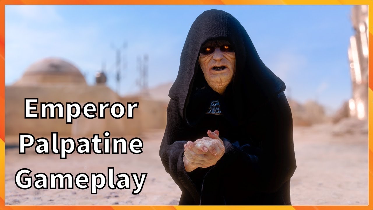 Emperor Palpatine Gameplay Star Wars Battlefront 2 - YouTube