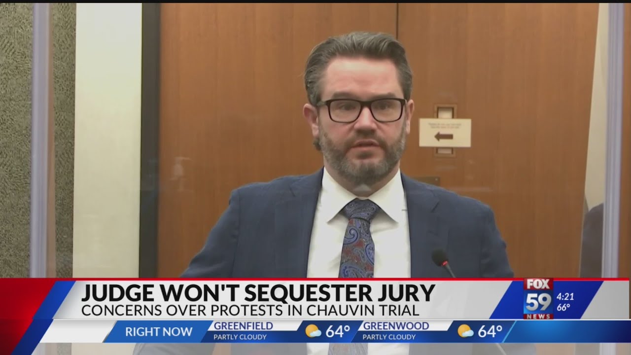 Judge in Chauvin trial decides not to sequester jury - YouTube
